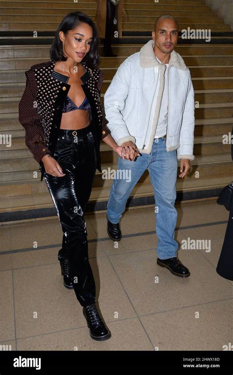 Laura Harrier And Her Boyfriend Sam Jarou Attend The Louis Vuitton