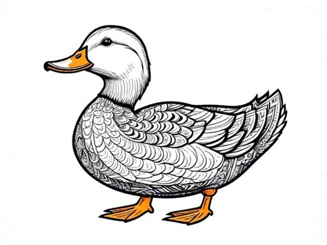 Premium Vector Female Mallard Duck Aigenerated