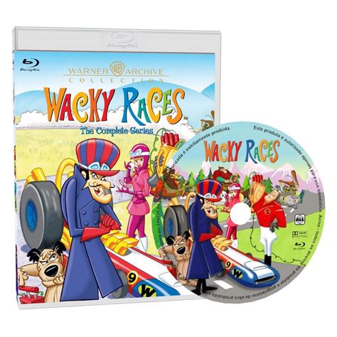 Blu Ray Desenho Corrida Maluca Wacky Races Edição Completa Em
