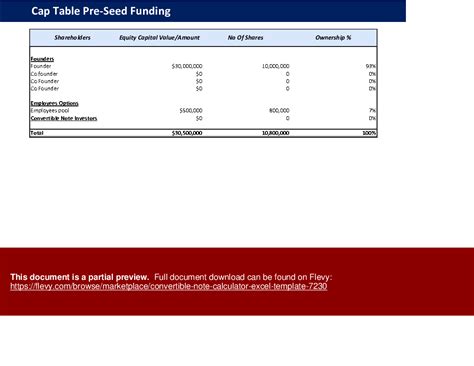 Safe Convertible Note Template At Layla Helms Blog