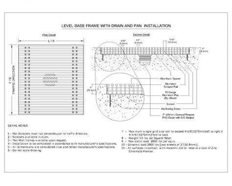 Entrance Floor Level Base Frame With Drain And Pan Installation 1