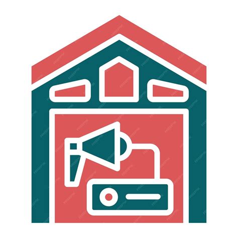 Premium Vector Marketing Data Warehouse Icon Style