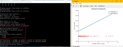 Getting Gradient Descent To Work In Octave Andrew Ngs Machine Learn