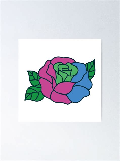 Polysexual Flower Poster By Mandy Kuijper Redbubble