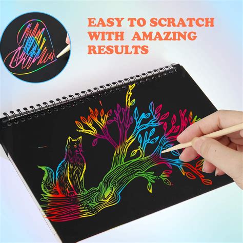 Scratch Art Sketch Pad Book At Jose Cheung Blog