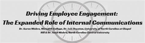 Driving Employee Engagement Institute For Public Relations