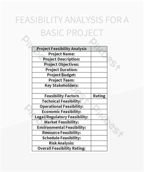 Analyzing The Viability Of A Simple Project Excel Template Free