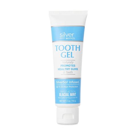 American Biotech Labs Silver Biotics Tooth Gel Xylitol Glacial Mint