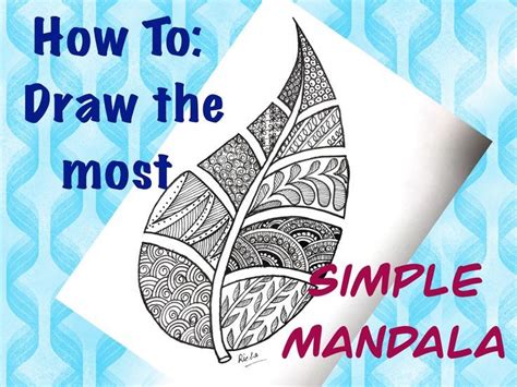Leaf Mandala Art Step By Step Guide For Beginners