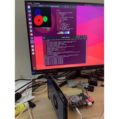 Amd Radeon Pcie Graphics Card Tested With A Rockchip Rk3588 Sbc Radxa Rock 5b Cnx Software