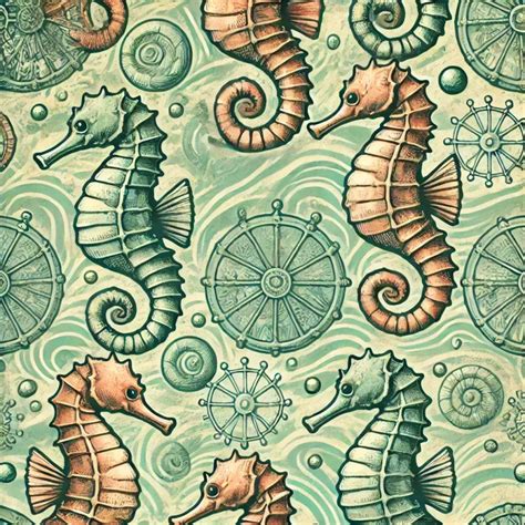 Vintage Nautical Patterns Dall·e Prompt Promptbase