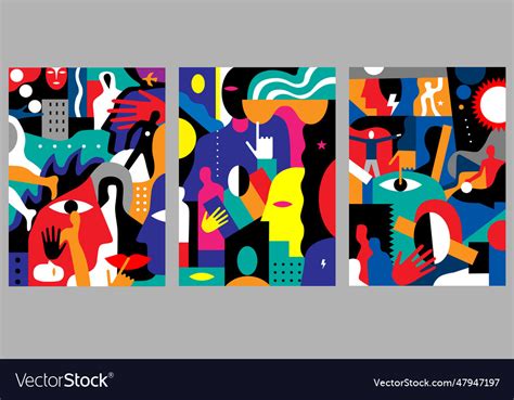 Psychology Of People Abstract Royalty Free Vector Image