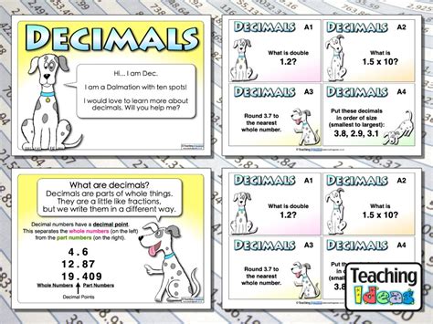 Decimals Teaching Ideas