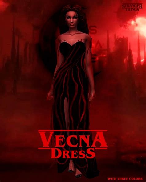 The Sims 4 Vecna Dress Stranger Things Wanda Sims 4 Cc Sims 4