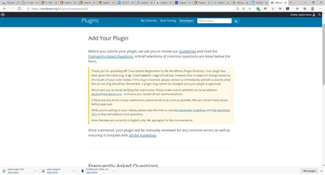 My First Wordpress Plugin Uploaded For Review Ingram Braun
