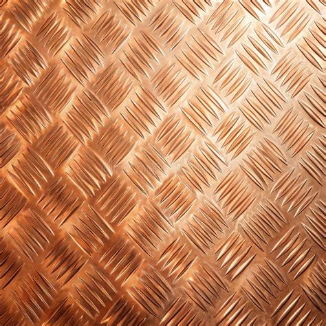 Abstract Matte Copper Plate Surface Texture With Natural Pattern Stock Illustration