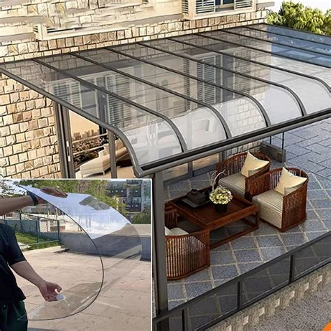 Moiubyw 123mm Thick Polycarbonate Panel Roofing Sheets