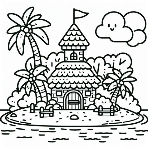 Dibujos De Isla Para Colorear E Imprimir Coloringlib