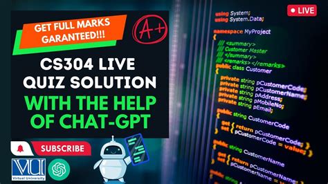 Cs304 Live Vu Quiz 1 Get Full Marks Guaranteed 💯 ️ 🔥 Hack🔒quiz