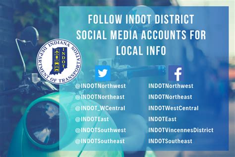 Indot On Twitter Are You Following Our District Pages Each Of Our Six Districts Have Their
