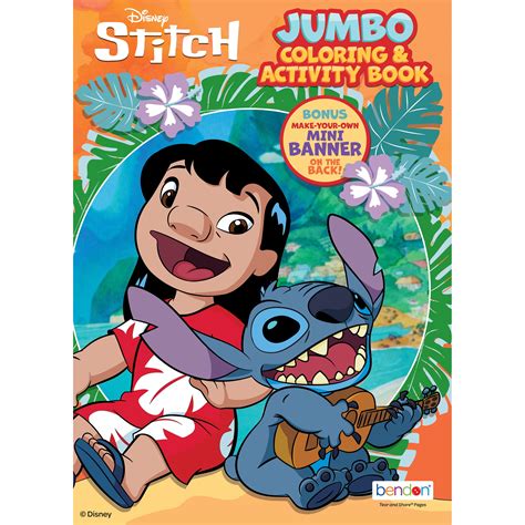 Disney Lilo And Stitch 64 Page Jumbo Coloring And Activity Book