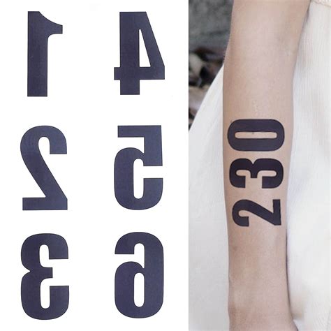 Number 5 Tattoo