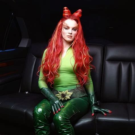 Poison Ivy Uma Thurman Sitting In Limo By 123lolman123 On Deviantart