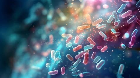 Microbiology Under Microscopeprobiotics Bacteriabiology Science