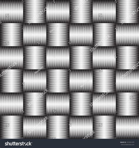 Seamless Metal Pattern Vector Stock Vector Royalty Free 191931479