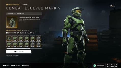 Unlocking The Combat Evolved Mark V In Halo Infinite Armor Kit Review