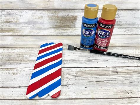 Popsicle Stick Firecracker Craft Single Girl S Diy