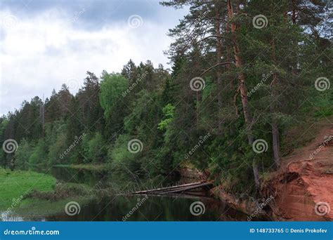 Yield On The Surface Of The Geological Formation Devon Landscape With