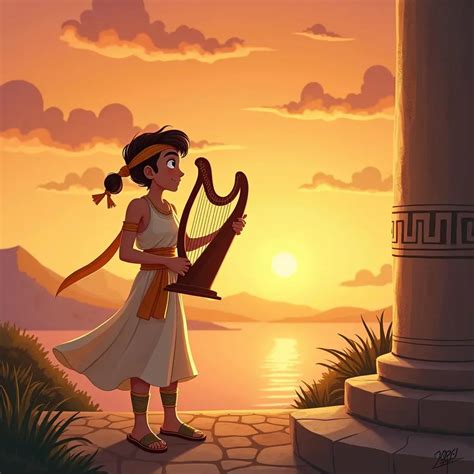 La Lyre Dhermès 寓言故事 Contes Pour Enfants