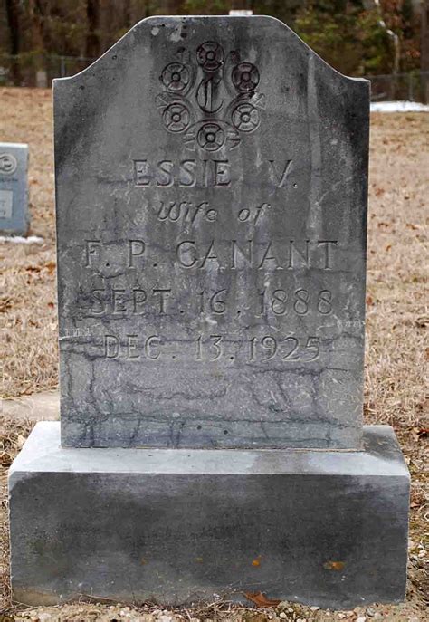 Essie V Richardson Canant 1888 1925 Find A Grave äreminne