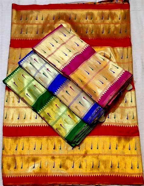 Silk Brocade Booti Border Patch At Rs 300meter Silk Fabric In