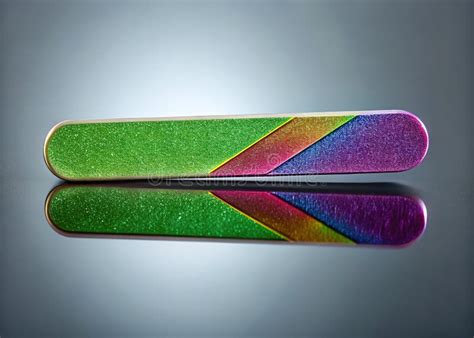 Ecofriendly Industrial Nail File With Mirrorlike Reflection A Professional Grade Tool For