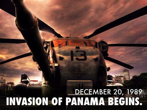 Us Invasion Of Panama By David Rebolloso