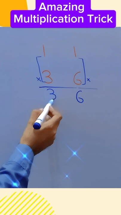 Multiplication Trick Hack Multiplication Shortsvideo Youtube