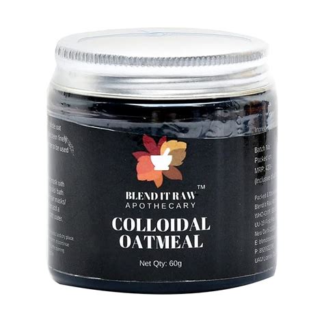 Blend It Raw Apothecary Colloidal Oatmeal Powder For Skin [soothes Eczema] 60g Beauty