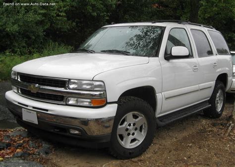 Chevrolet Tahoe Gmt820 Technical Specs Fuel Consumption Dimensions
