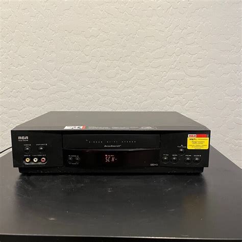 Rca Vr612hf 4 Head Stereo Vcr Vhs Video Cassette Player Working Read