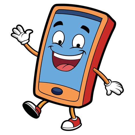 Iphone Cartoon Vector Art Icons And Graphics For Free Download