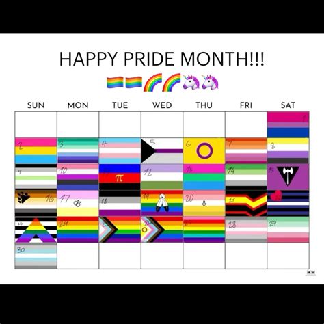 Celebrate Pride Month With This Colorful Calendar