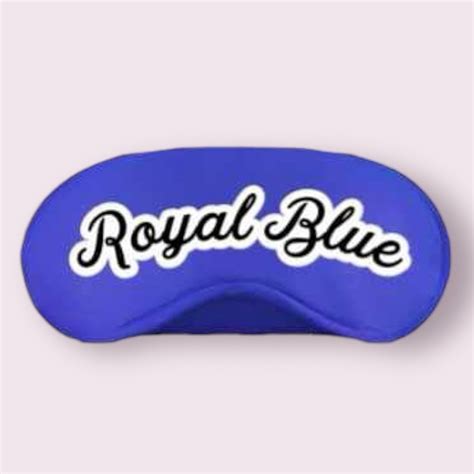 Royal Blue Personalized Eye Mask Makerplace By Michaels