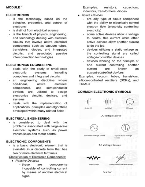 Electronic Circuits Reviewer