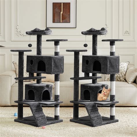 Archie And Oscar™ 54 Inch Cat Tree Tower With Scratching Post Multi