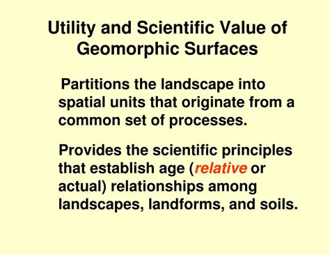 Ppt Geomorphic Surfaces Fluvial Erosion And Landscape Evolution Powerpoint Presentation Id