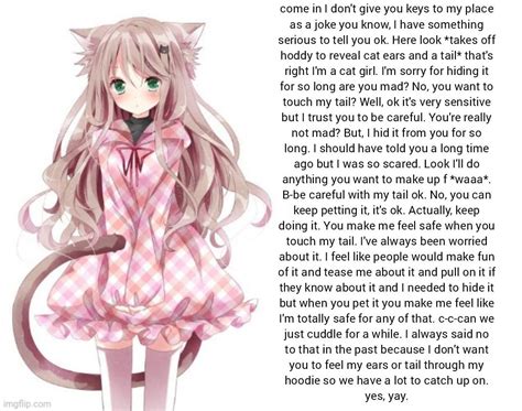 Finding Out She Is A Cat Wholesome No Sex Cat Girl Tail Play