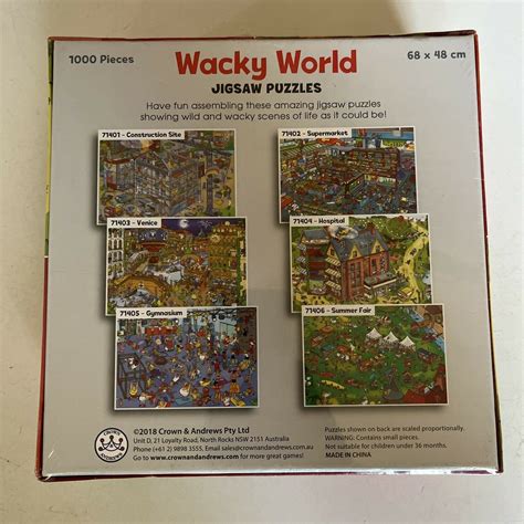 New Sealed Wacky World Jigsaw Puzzle Hospital 1000 Pieces 68 X 48 Cm