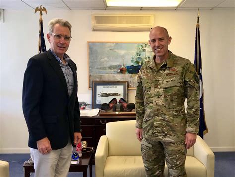 Pleased To Welcome Us Soceur Commanding General David Tabor To Athens At A Time When Us Greece